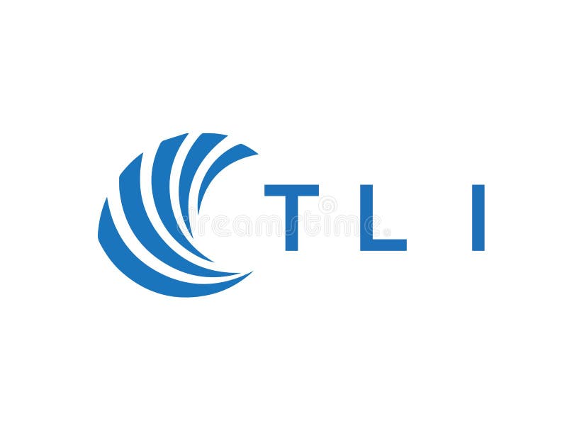 TLI Letter Logo Design on White Background. TLI Creative Circle Letter ...