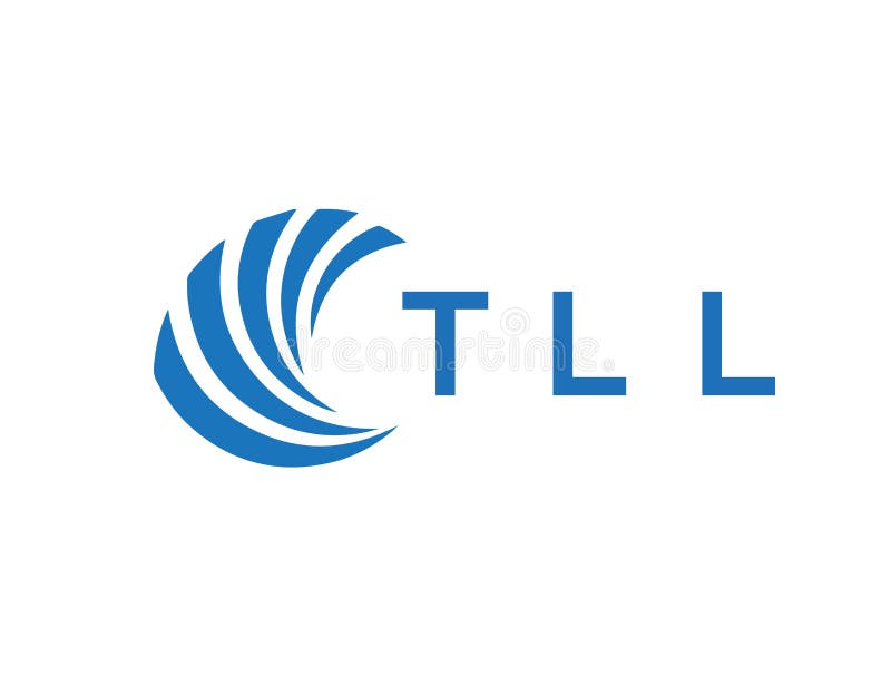 TLL Letter Logo Design on White Background. TLL Creative Circle Letter ...