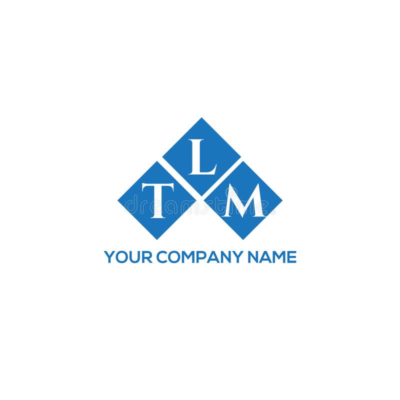 TLM Letter Logo Design on WHITE Background. TLM Creative Initials ...