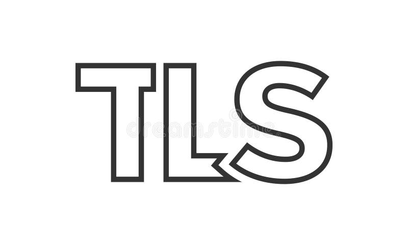 TLS Logo Design Template with Strong and Modern Bold Text. Initial ...
