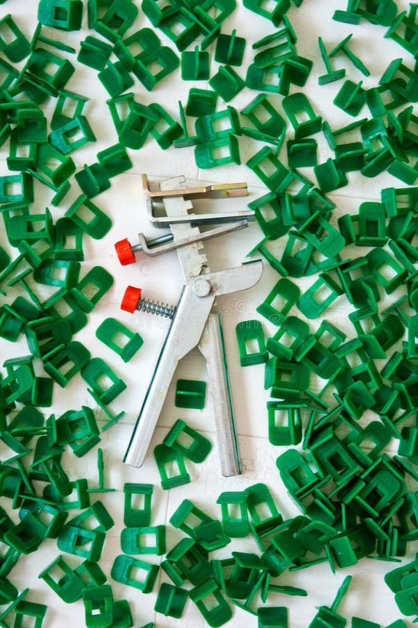 TLS. SVP .Tile Alignment System Stock Image - Image of install, floor ...