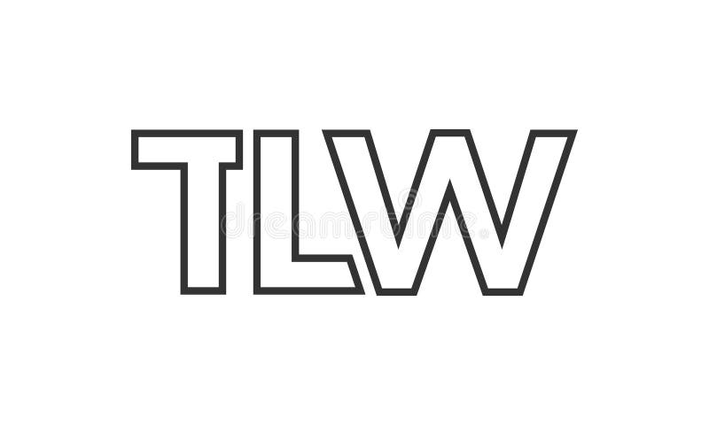 TLW Logo Design Template with Strong and Modern Bold Text. Initial ...