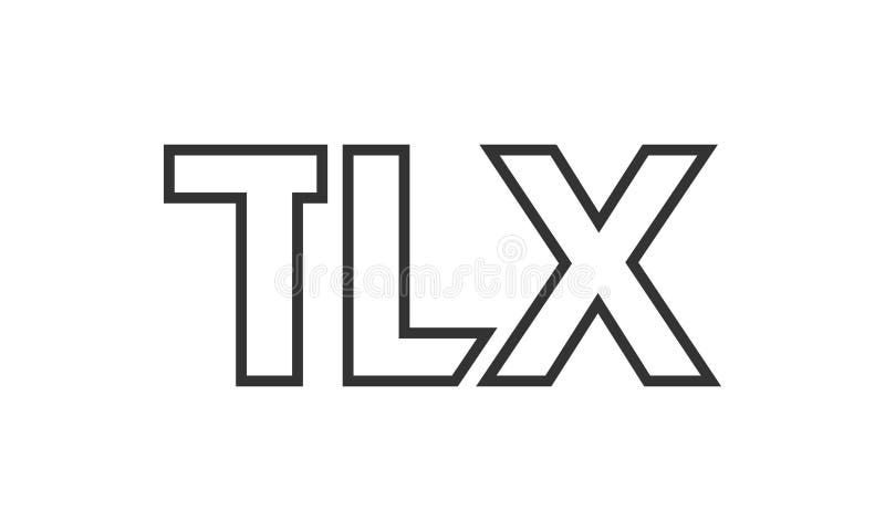 TLX Logo Design Template with Strong and Modern Bold Text. Initial ...