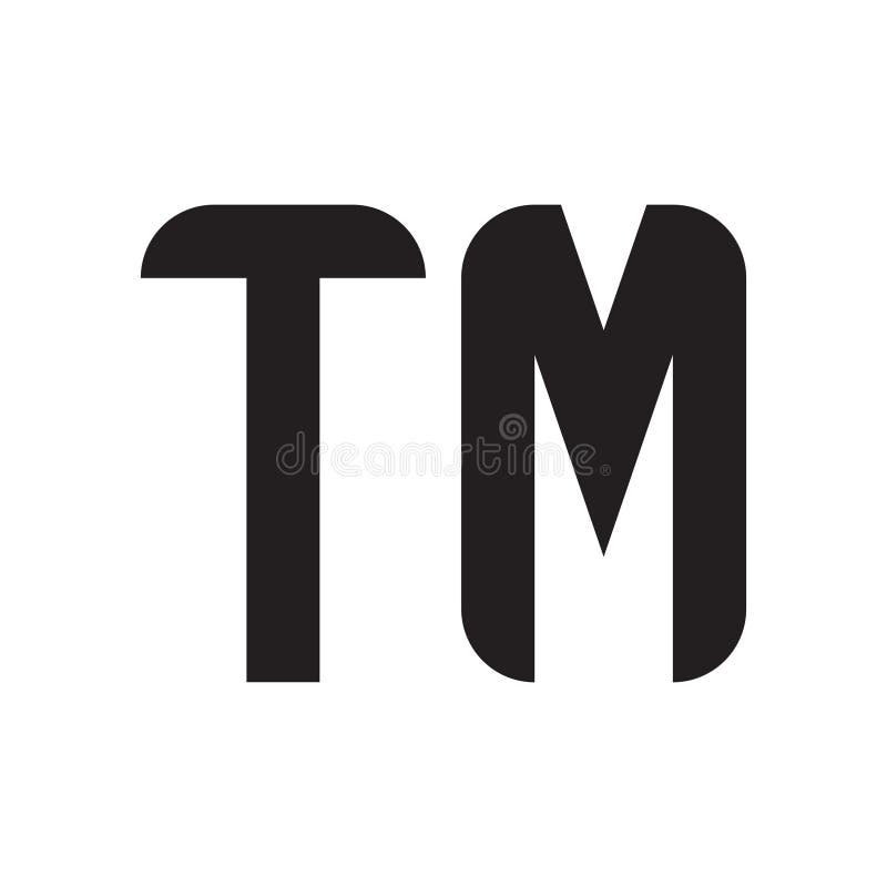 Tm Initial Letter Vector Logo Icon Stock Vector - Illustration of ...