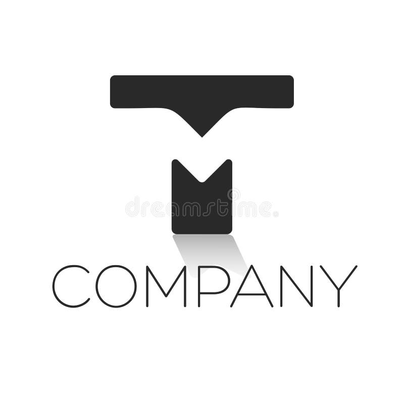 TM Letter Logo. Vector Illustration. Stock Vector - Illustration of ...