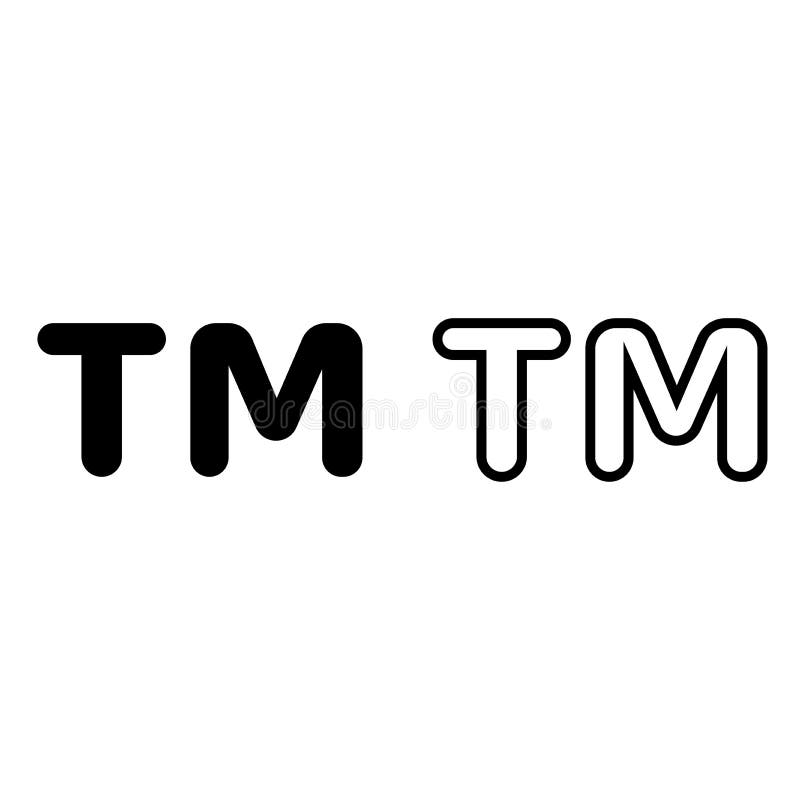 TM mark icon stock illustration. Illustration of blank - 116024594