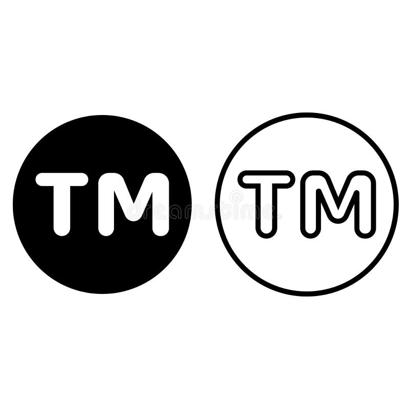 TM mark icon stock illustration. Illustration of blank - 116024594