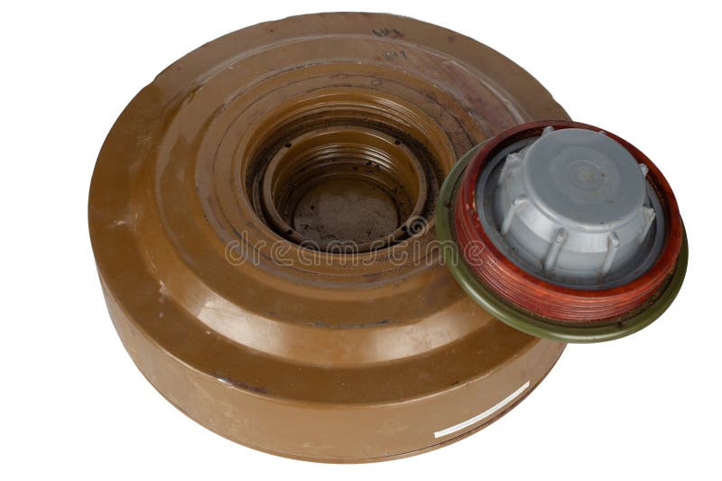 TM-62 Soviet Anti-tank Mine Stock Photo - Image of bomb, conflict ...