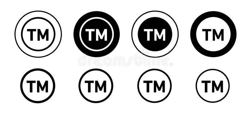 TM Trademark Icon Vector Set Collection for Web Stock Vector ...