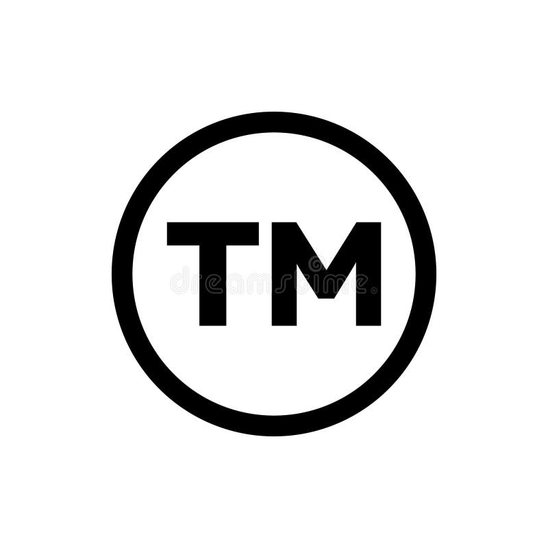 TM trademark icon stock vector. Illustration of white - 330167313