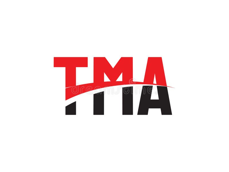 TMA Letter Initial Logo Design Vector Illustration Stock Vector ...