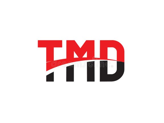 TMD Letter Initial Logo Design Vector Illustration Stock Vector ...
