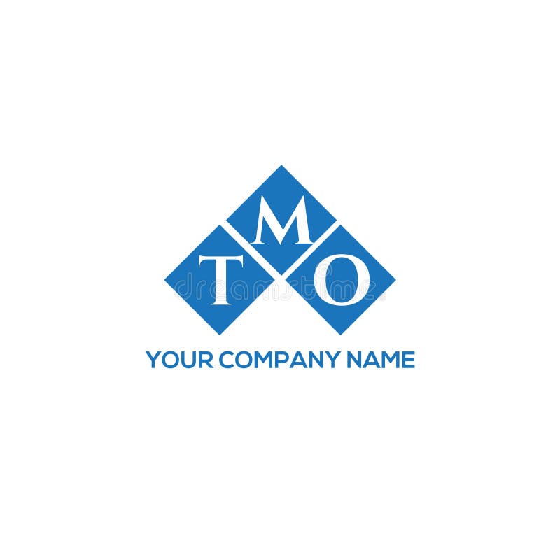 TMO Letter Logo Design on WHITE Background. TMO Creative Initials ...