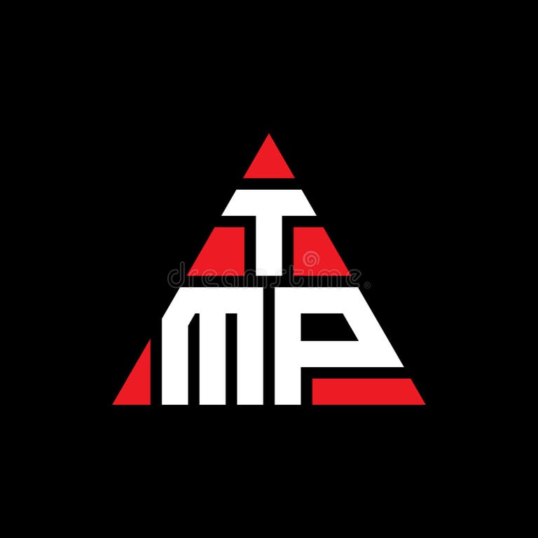 TMP Triangle Letter Logo Design with Triangle Shape. TMP Triangle Logo ...