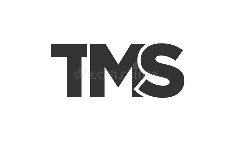 TMS Logo Design Template with Strong and Modern Bold Text. Initial ...