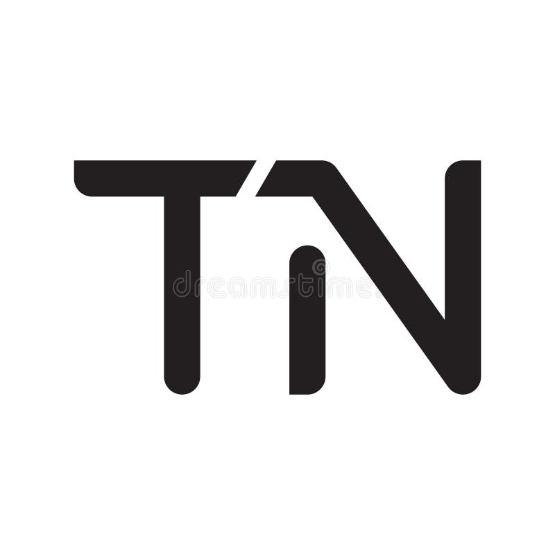 Tn Initial Letter Vector Logo Icon Stock Vector - Illustration of ...