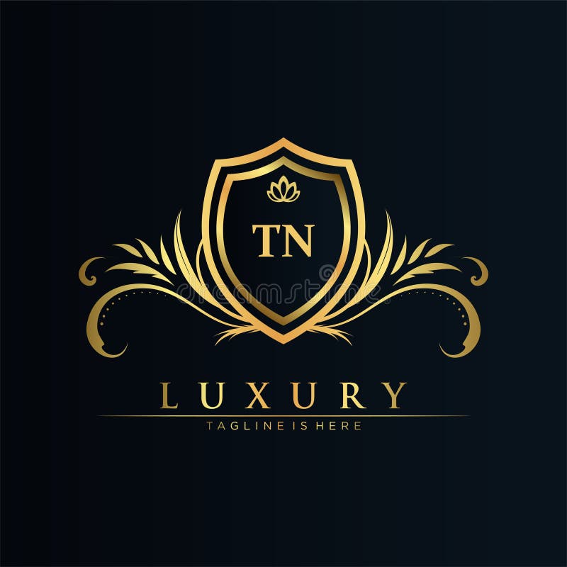 TN Letter Initial with Royal Template.elegant with Crown Logo Vector ...