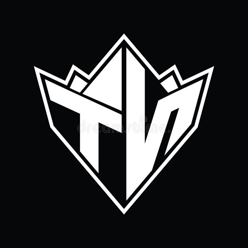 TN Logo Monogram Design Template Stock Vector - Illustration of ...