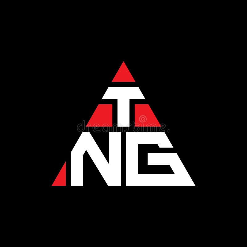 TNG Triangle Letter Logo Design with Triangle Shape. TNG Triangle Logo ...