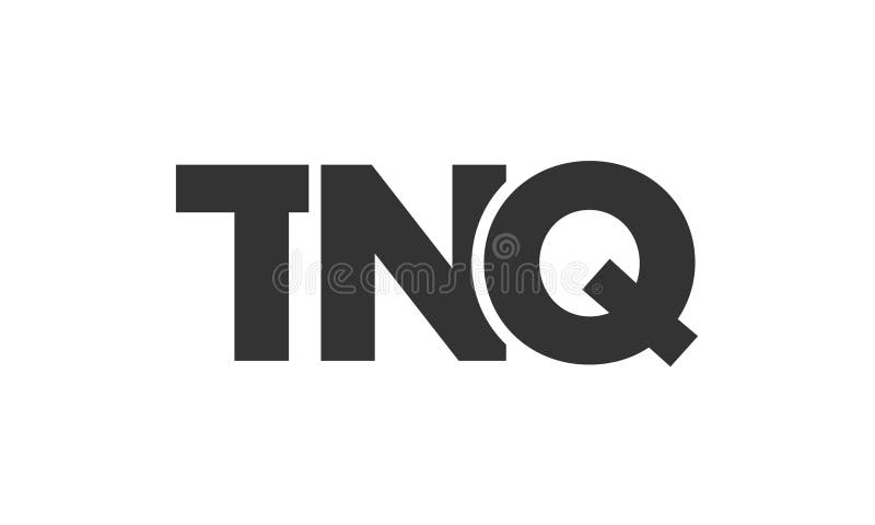 TNQ Logo Design Template with Strong and Modern Bold Text. Initial ...
