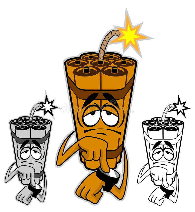 TNT cartoon character 3 stock vector. Illustration of character - 28986435