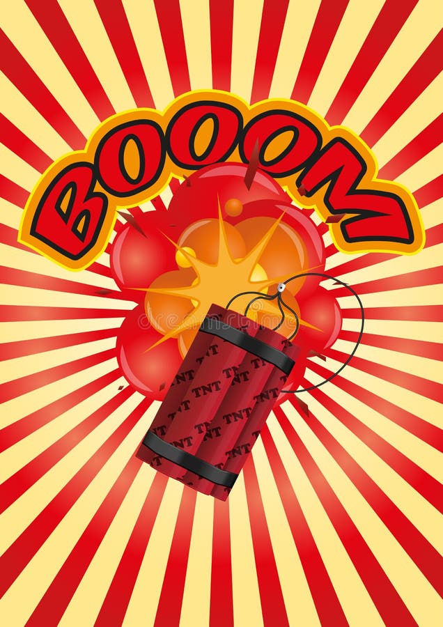 Tnt explosion stock vector. Illustration of care, demolished - 26625490