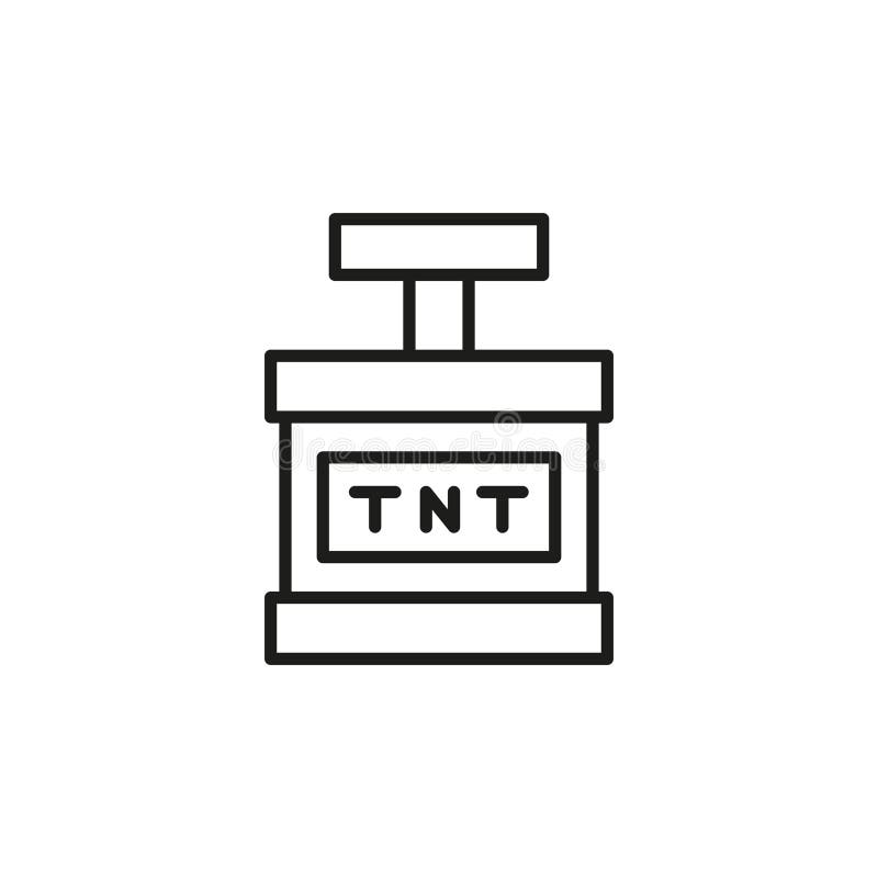 TNT explosive icon stock vector. Illustration of energy - 325772562