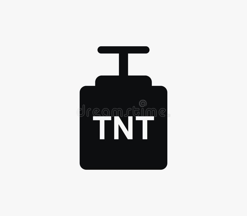 TNT Icon Illustrated in Vector on White Background Stock Illustration ...