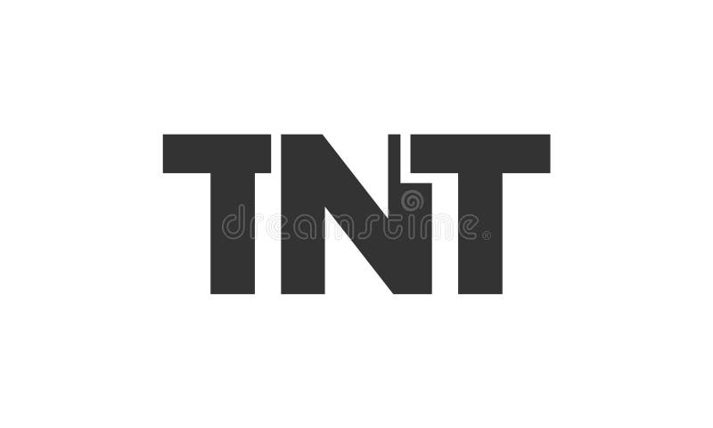 TNT Logo Design Template with Strong and Modern Bold Text. Initial ...