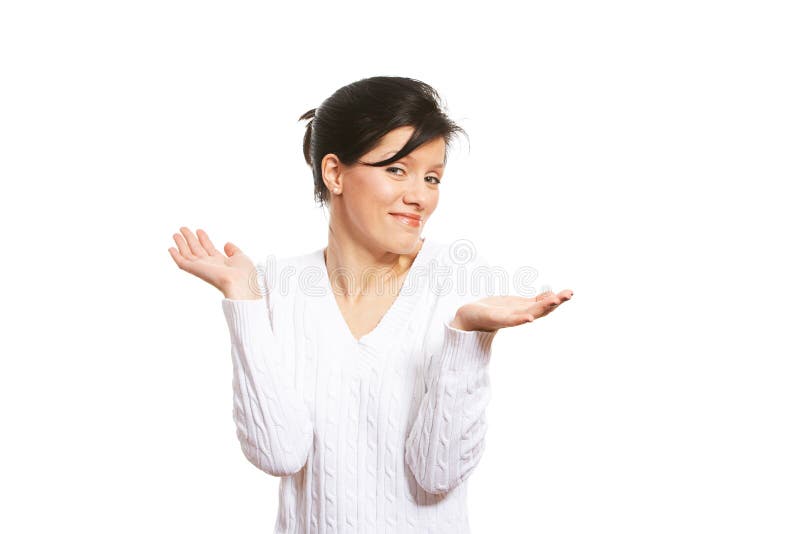 Not sure stock photo. Image of caucasian, attractive, consultant - 5275180