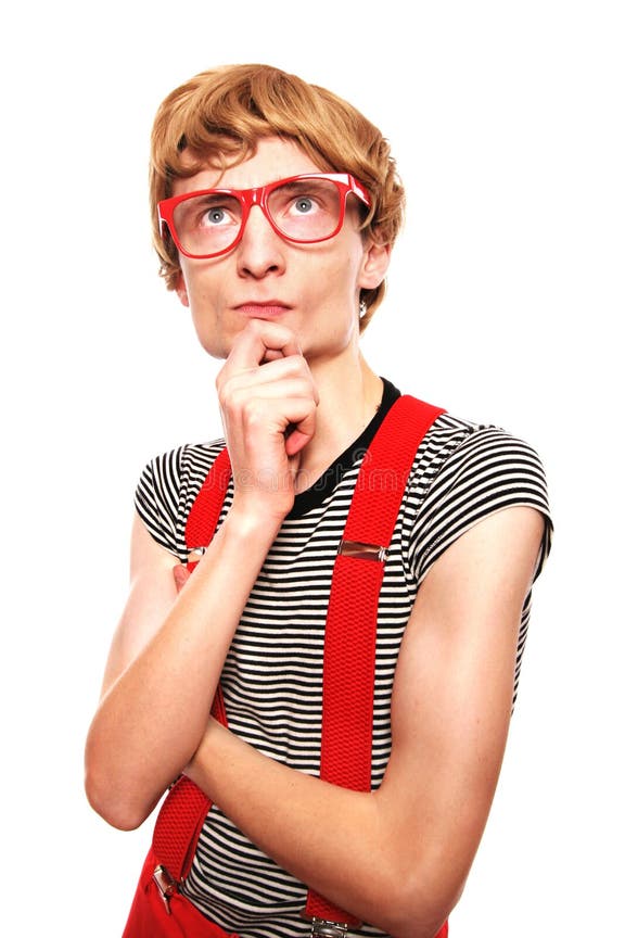 To be or not to be..? stock image. Image of pensive, hair - 8130799