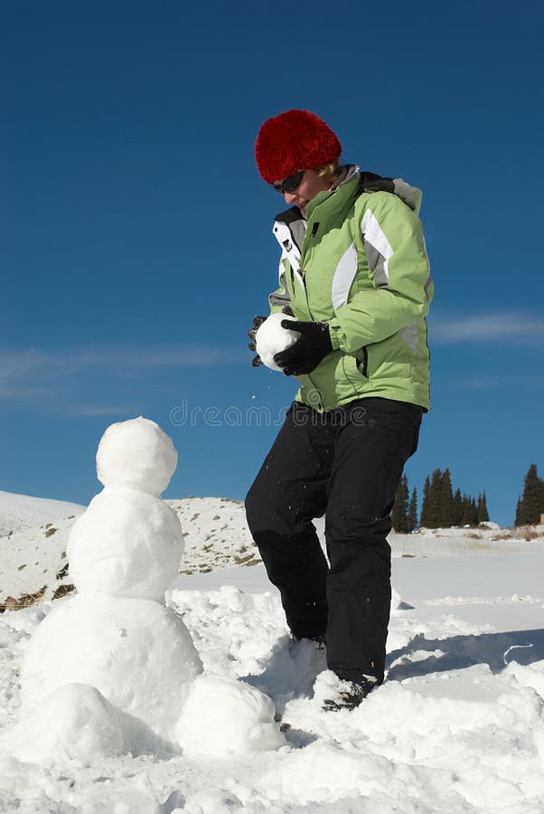 To a build snowman stock image. Image of cold, builds - 3720829