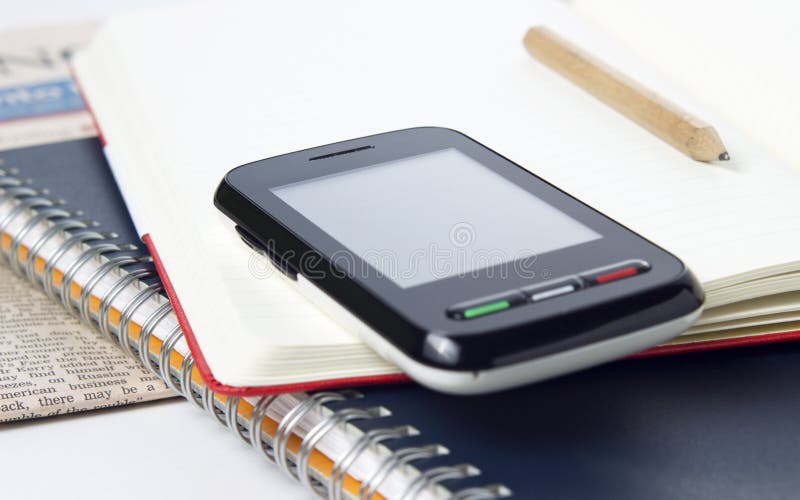 To call stock image. Image of organizer, desktop, education - 42064273