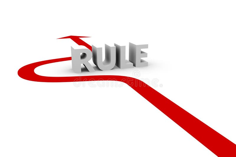 To circumvent the rules stock illustration. Illustration of rule - 46305071