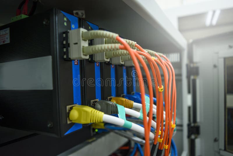 Network rack editorial stock photo. Image of switch, network - 42666433