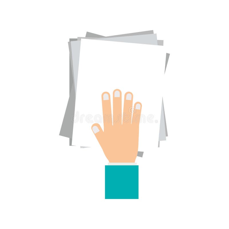 To deliver documents stock vector. Illustration of postman - 84743743