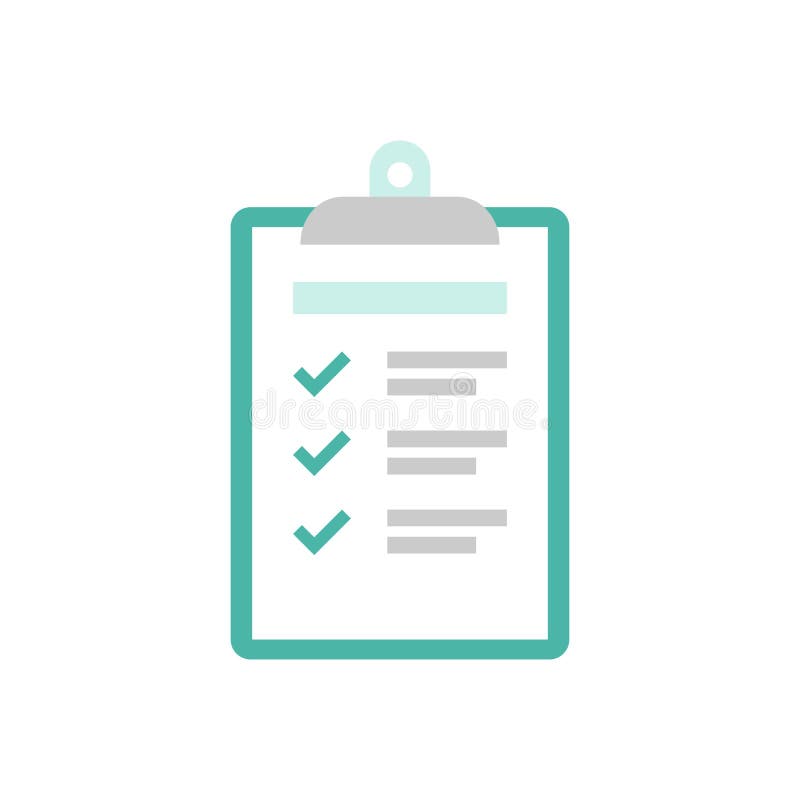 To-do Check List with Ticks and Points. Clipboard with Check Marks ...