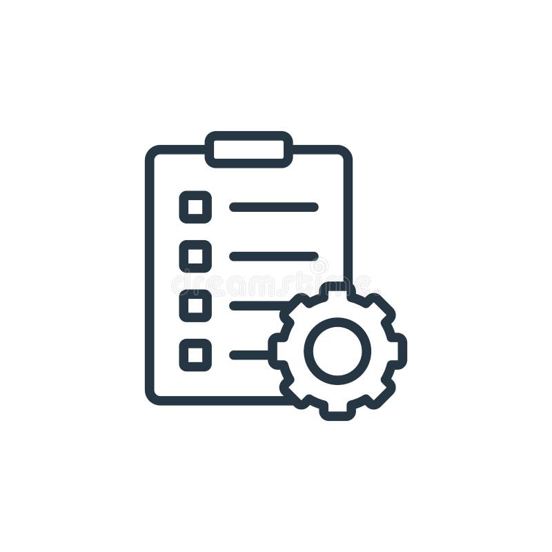 To Do Icon Vector from Seo and Website Concept. Thin Line Illustration ...