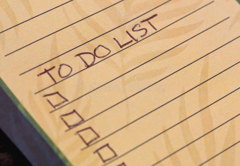 To do list stock image. Image of information, inventory - 7999933
