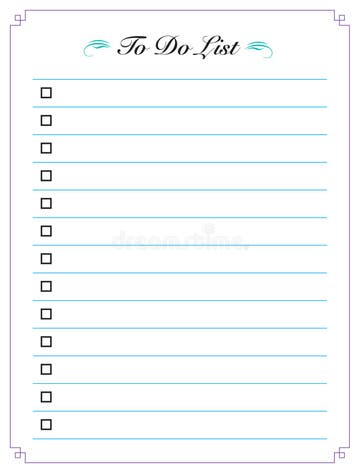 Check Off List Stock Illustrations – 640 Check Off List Stock ...