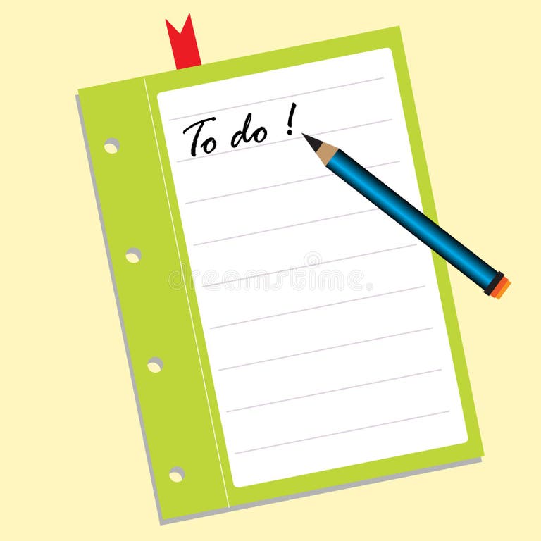 To do list stock vector. Illustration of jobs, checklist - 20832378