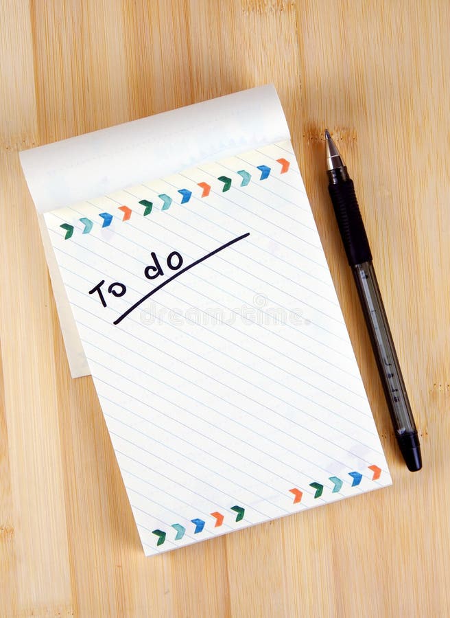 To do list stock photo. Image of notebook, finance, spiral - 37732306