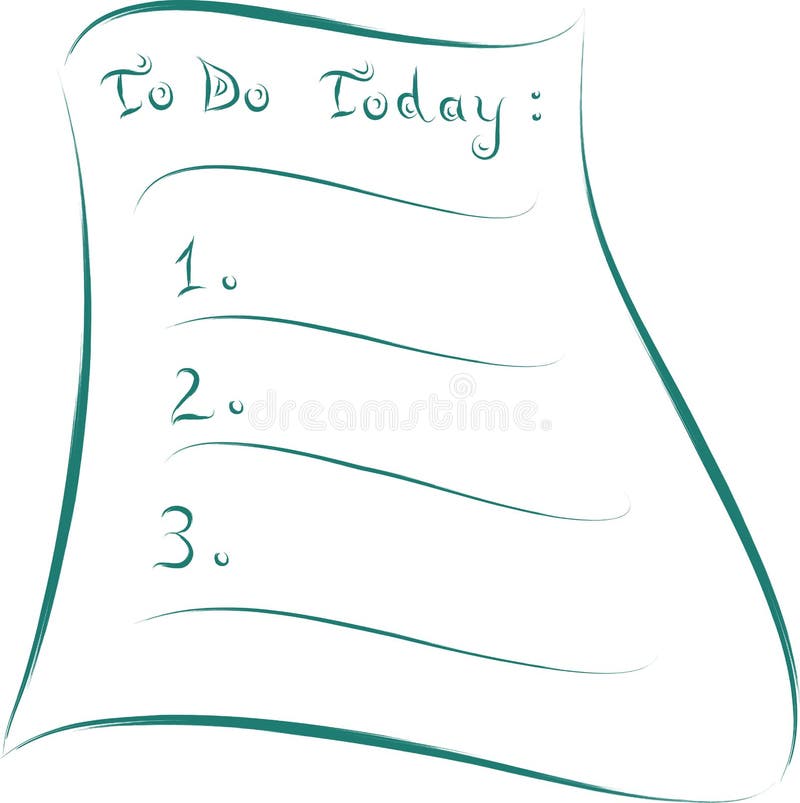 To do list stock vector. Illustration of isolated, check - 37990189