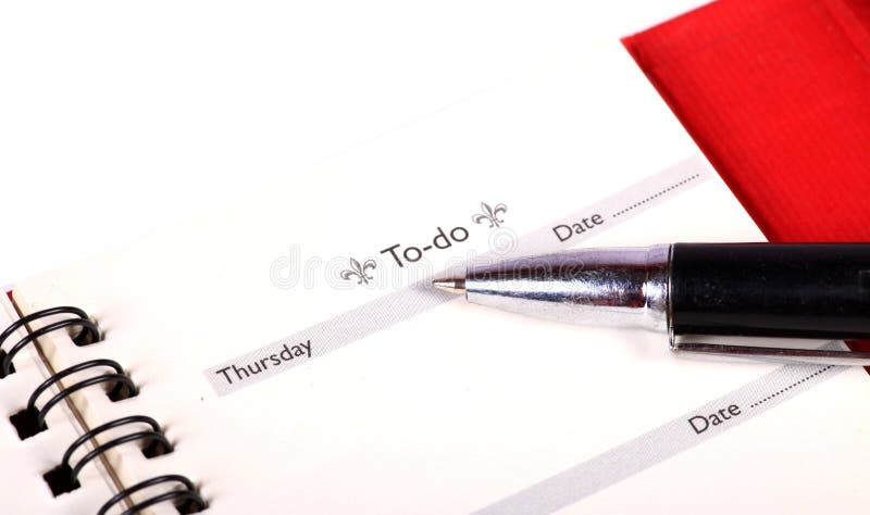 To do list stock photo. Image of date, metal, lines, spiral - 54099500