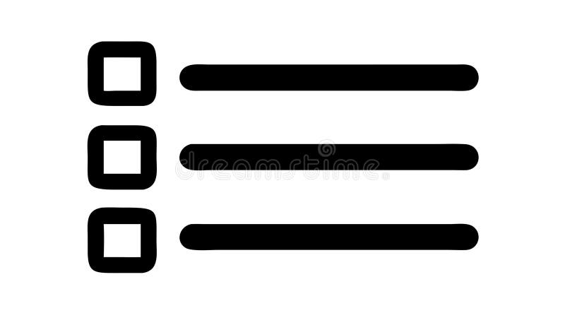 To-Do List with Boxes. Task Management, Planning, Vector Design ...
