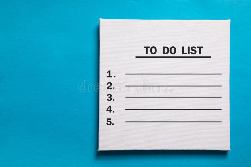 To Do List. Business Concept Stock Photo - Image of write, business ...