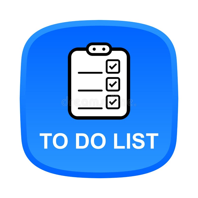 To Do List Blue Stock Illustrations – 1,177 To Do List Blue Stock ...