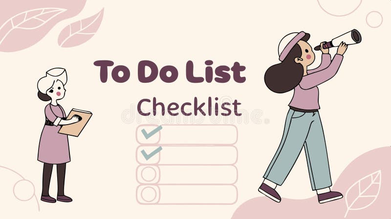 To,do List Checklist, Organization and Planning, Productivity Tool ...