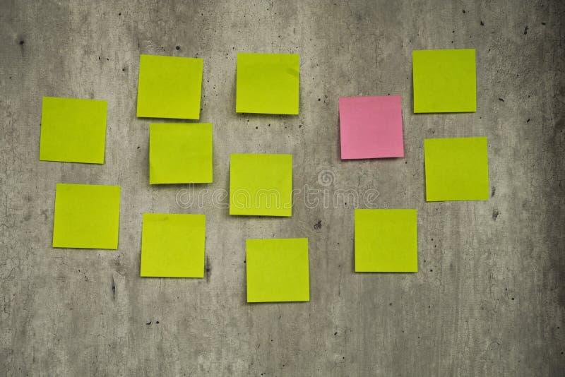 A To Do List with Post it Papers on Cork Notice Board Stock Photo ...