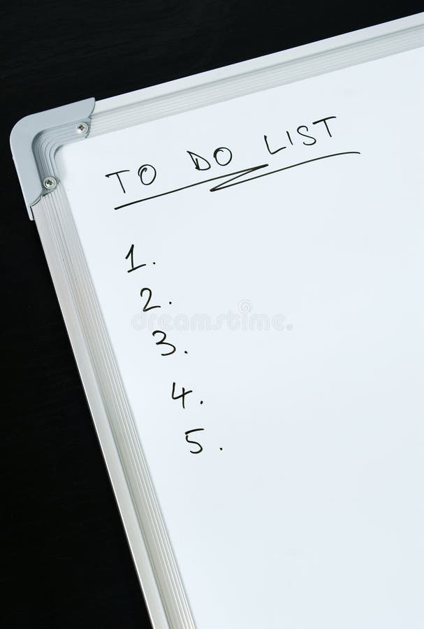To do list concept stock photo. Image of white, document - 20392462